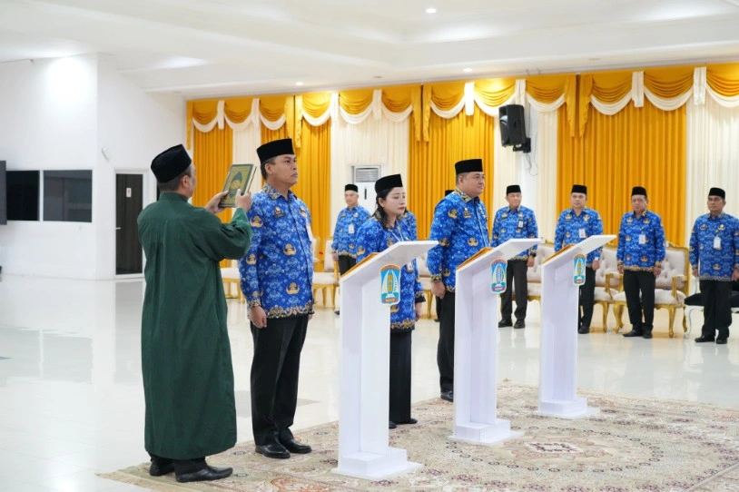 3 Pejabat Baru Dilantik Wali Kota Balikpapan, Ini Pesan Tegas Rahmad Mas’ud